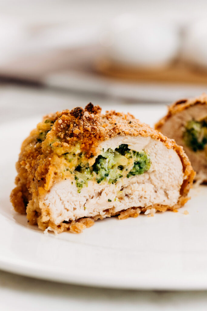 Broccoli Cheese Stuffed Chicken Rolls - Easy Peasy Meals