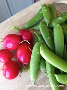 Steamed Peas in Vinaigrette - Easy Peasy Meals