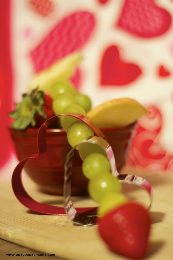 Cupid's Arrow Fruit Kabobs - Easy Peasy Meals