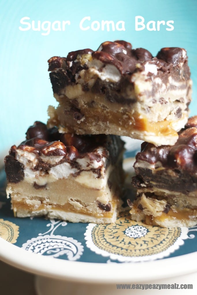 Sugar Coma Bars - Easy Peasy Meals