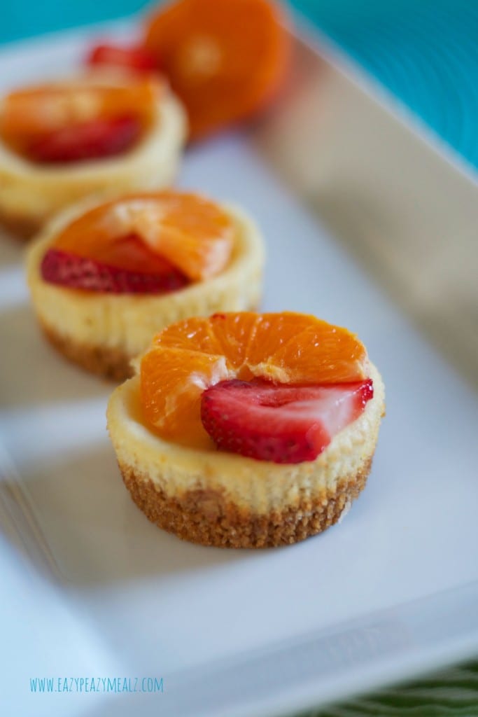 Citrus Berry Cheesecake Minis - Easy Peasy Meals