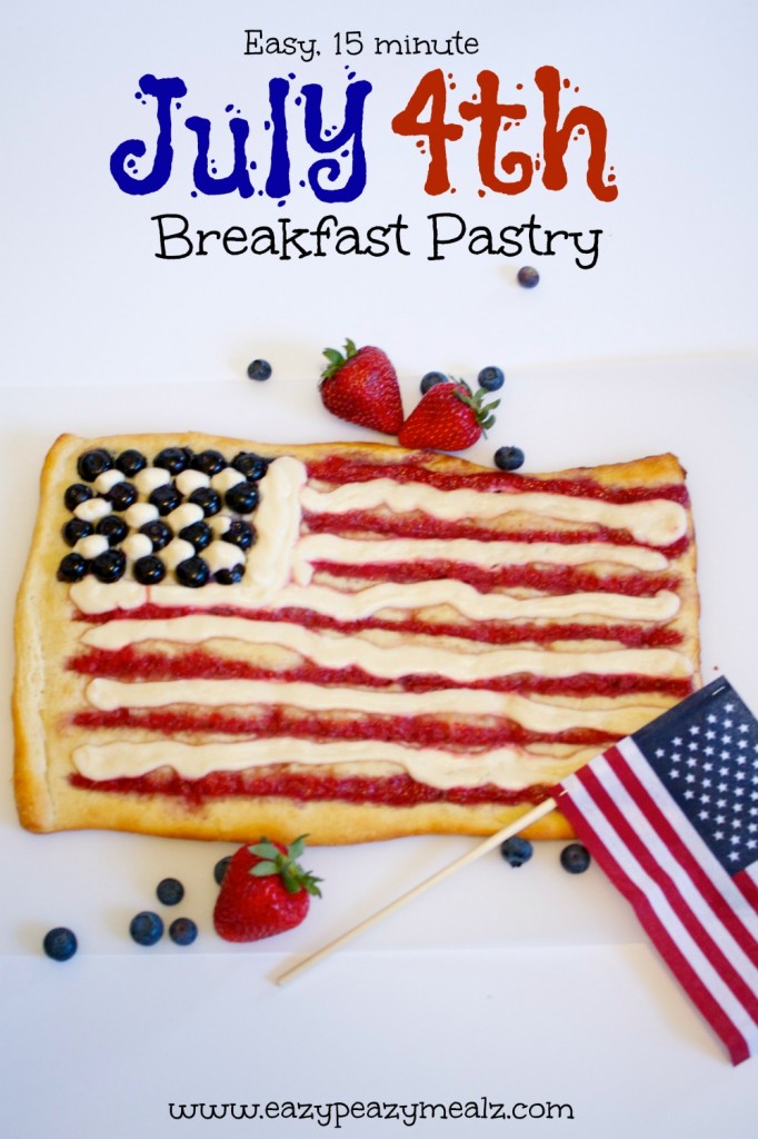 Easy July 4th Breakfast Pastry - Easy Peasy Meals