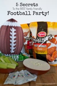 5 Secrets to the Best Family Friendly Football Party - Easy Peasy Meals