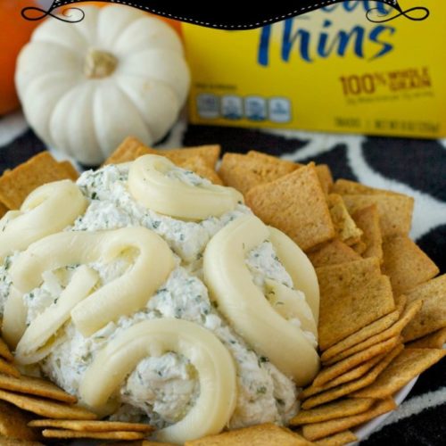 Halloween Snacks: Brain Cheeseball - Easy Peasy Meals