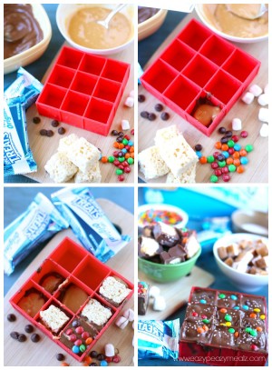 Rice Krispies TreatsCandy Bar Bites - Easy Peasy Meals