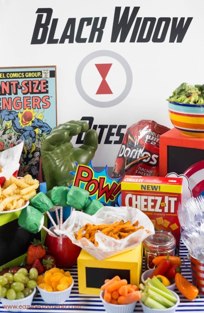 Super Hero Sliders- The Avengers Party - Easy Peasy Meals