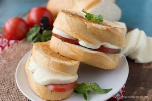 Caprese Grilled Cheese - Easy Peasy Meals