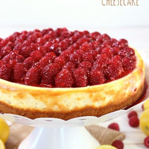 Lemon Raspberry Cheesecake - Easy Peasy Meals