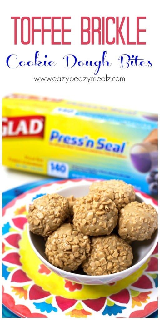 Toffee Brickle Cookie Dough Bites + Road Trip Snack Necklaces - Easy ...