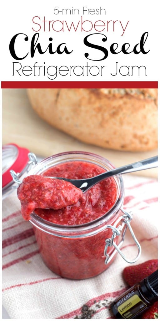 Easy 5-minute Strawberry Chia Jam - Easy Peasy Meals