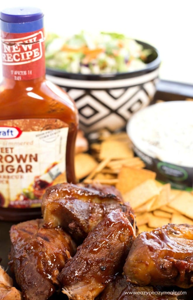Slow Cooker + Grill BBQ Pork Ribs - Easy Peasy Meals