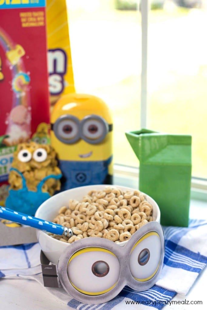 Minion Cereal Treats - Easy Peasy Meals