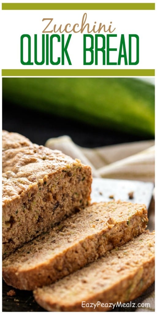Zucchini Quick Bread - Easy Peasy Meals