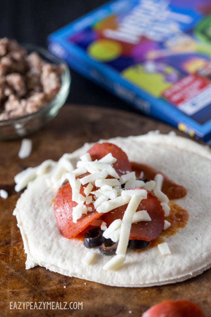 Meat Lovers Calzones - Easy Peasy Meals