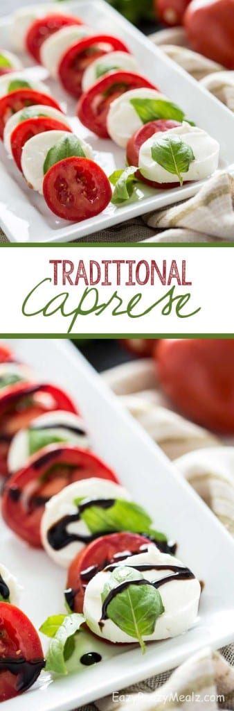 Traditional Caprese - Easy Peasy Meals