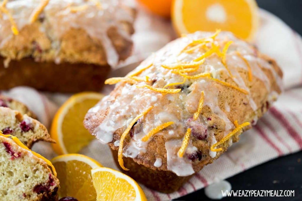 Cranberry Orange Quick Bread - Easy Peasy Meals