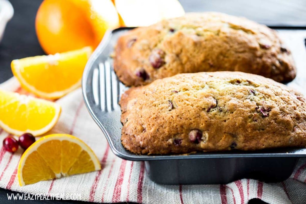 Cranberry Orange Quick Bread - Easy Peasy Meals
