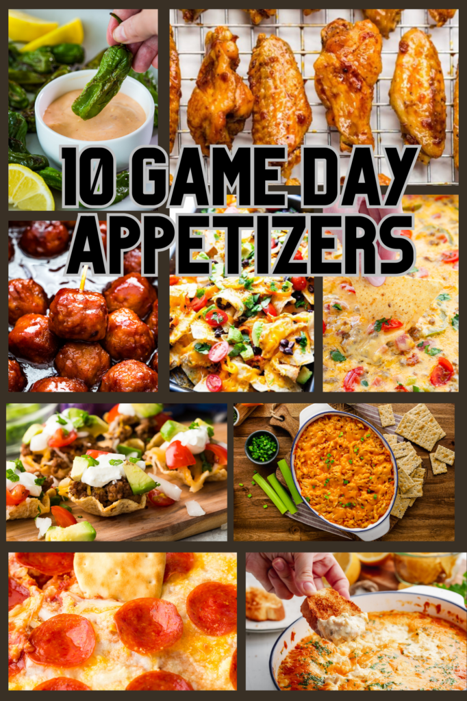 10 Game Day Appetizers - Easy Peasy Meals