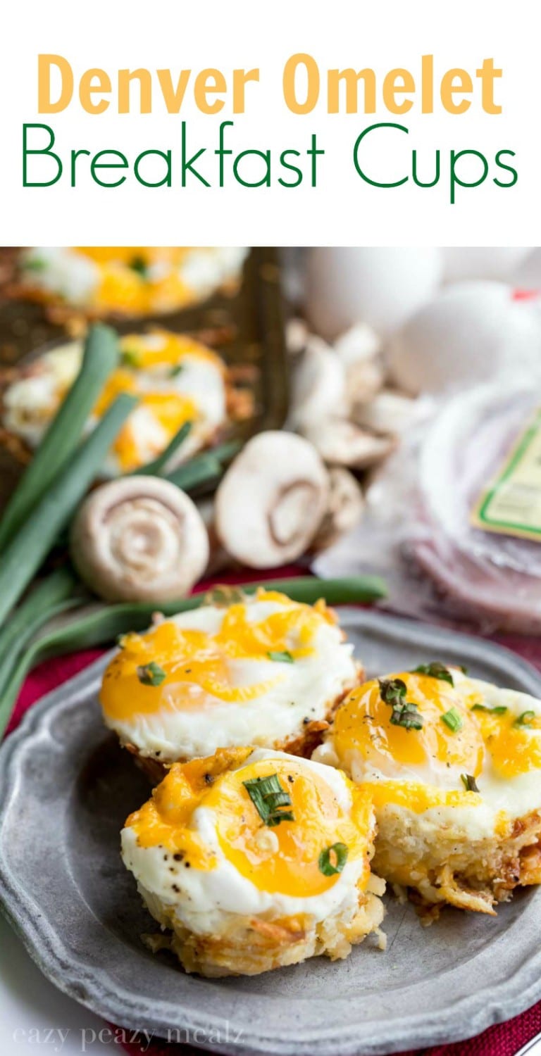 Easy Denver Omelet Breakfast Cups - Easy Peasy Meals