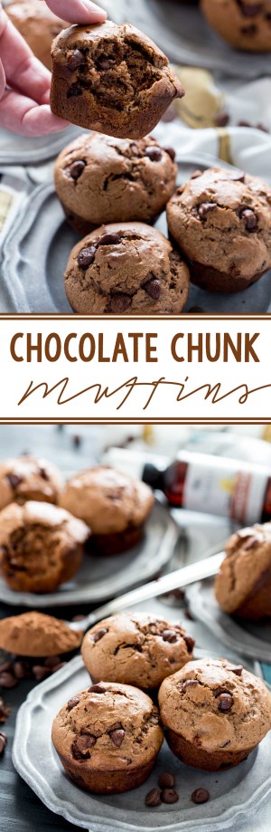 Chocolate Chunk Muffins - Easy Peasy Meals