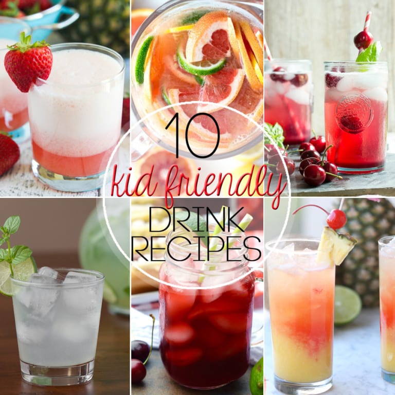 10 Kid Friendly Drinks - Easy Peasy Meals