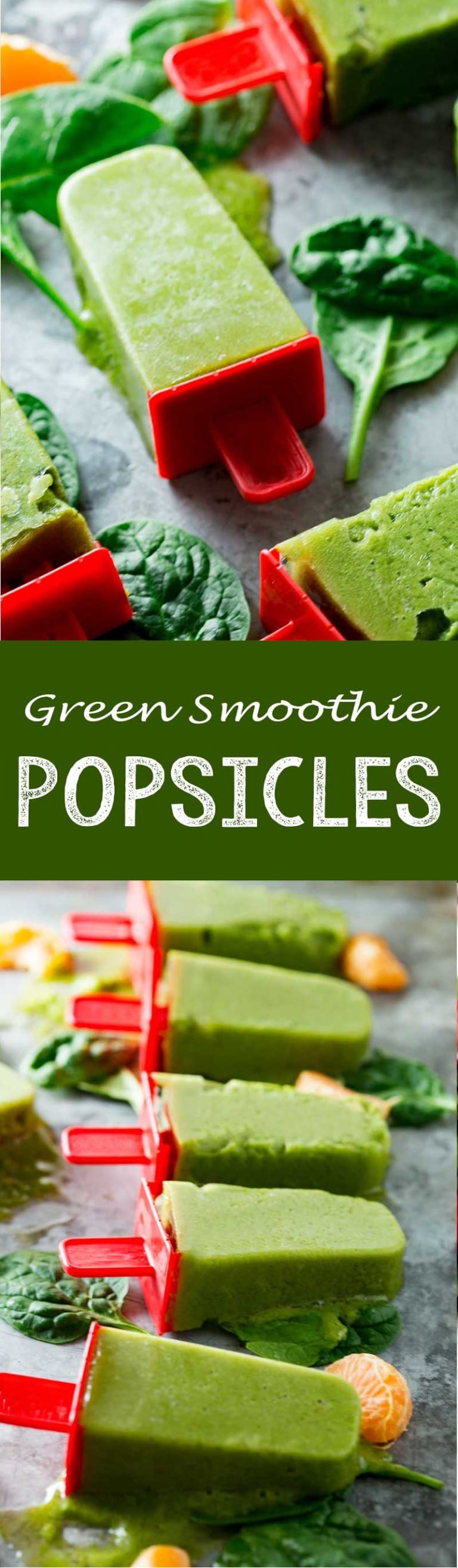Green Smoothie Pops - Easy Peasy Meals