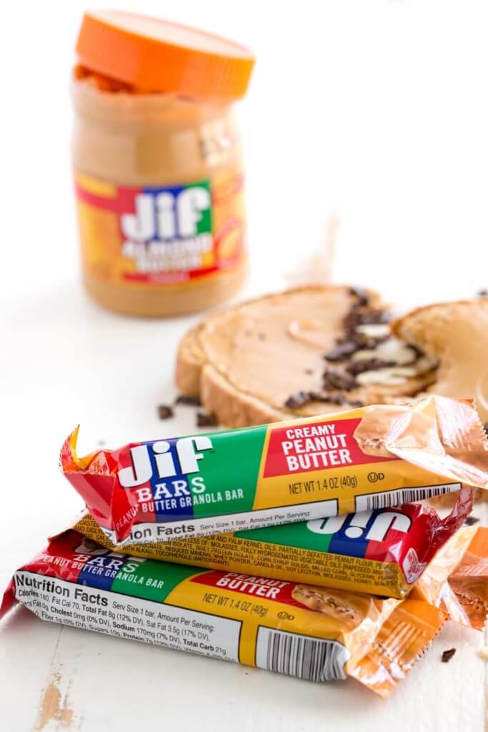 Quick Breakfast: Jif Spread Toast - Easy Peasy Meals
