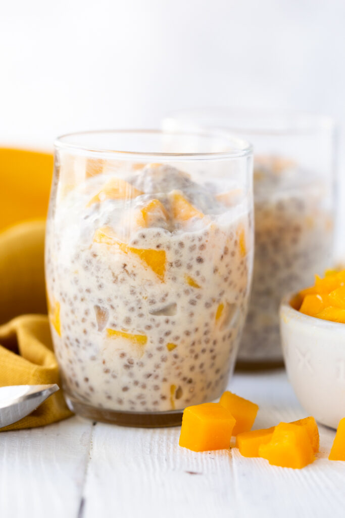 Chia Mango Coconut Pudding (Dairy Free) - Easy Peasy Meals