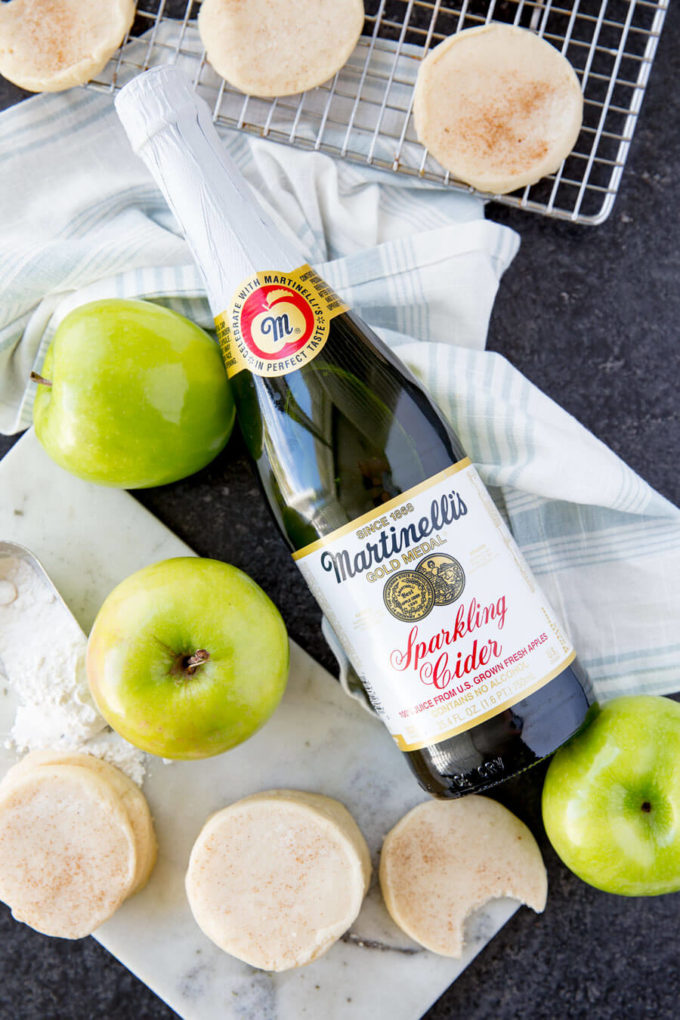 Martinelli's Apple Glazed Shortbread Cookies - Easy Peasy Meals
