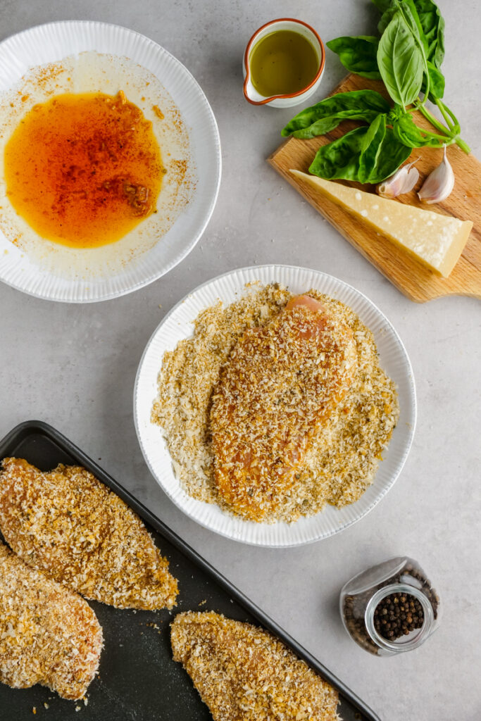 Baked Breaded Chicken - Easy Peasy Meals