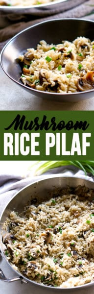 Mushroom Rice Pilaf - Easy Peasy Meals