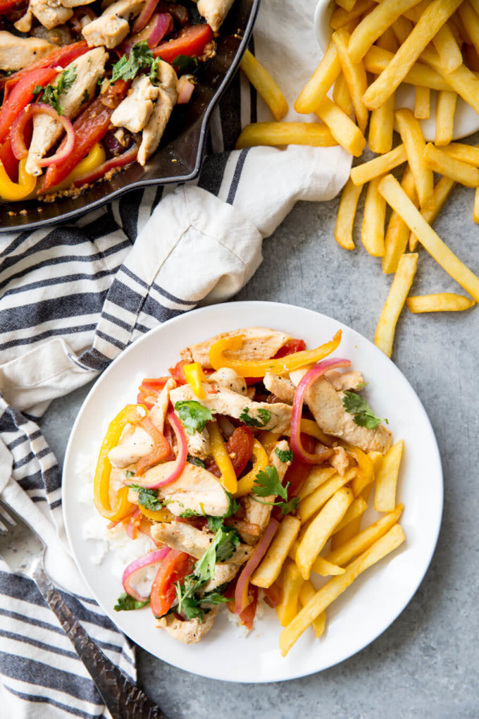 Pollo Saltado (Chicken Stir Fry) - Easy Peasy Meals