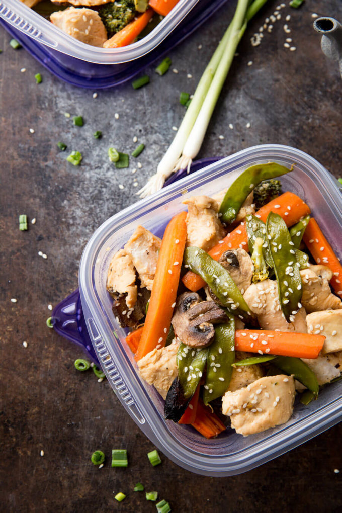 Easy Sesame Teriyaki Chicken Bowls (Meal Prep) - Easy Peasy Meals