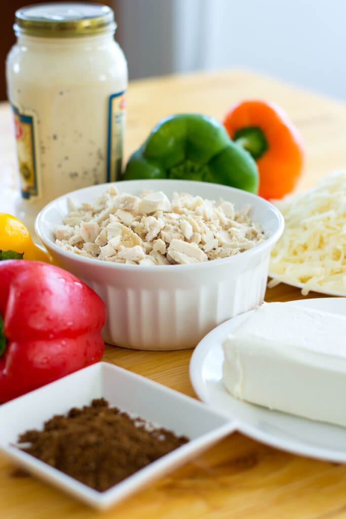 Cajun Chicken Alfredo Dip - Easy Peasy Meals