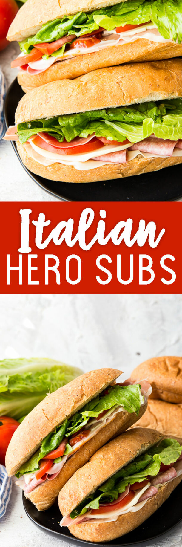 Italian Hero Sandwich - Easy Peasy Meals