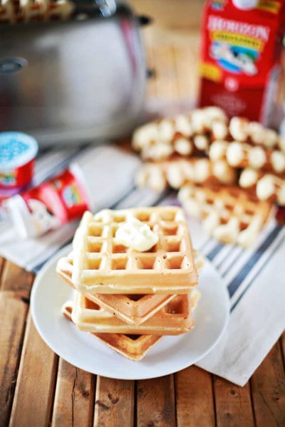 Homemade Toaster Waffles - Easy Peasy Meals
