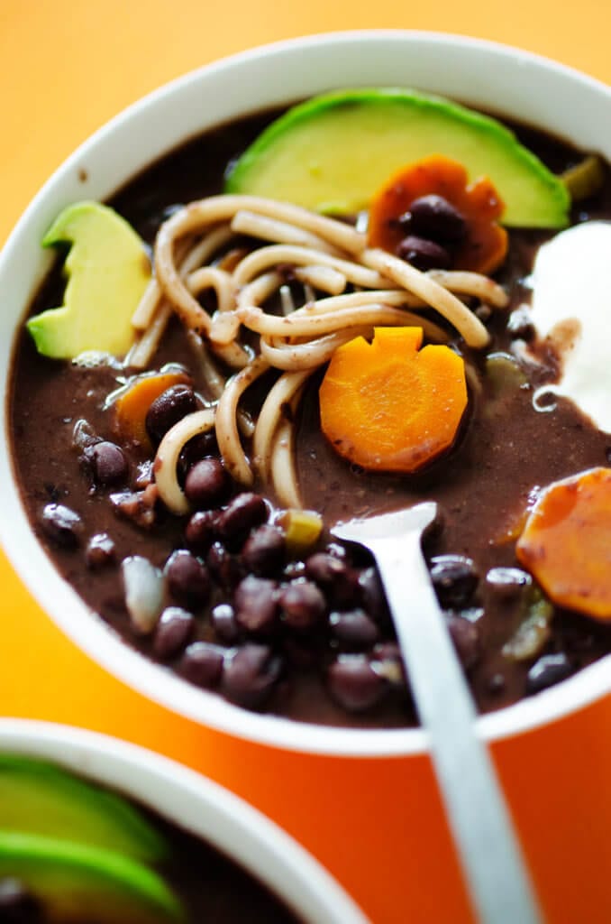 Black Bean Boo-dle Soup - Easy Peasy Meals