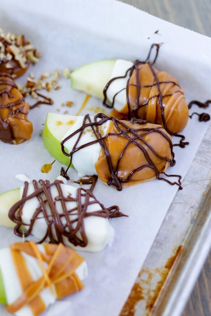 Caramel Apple Slices - Easy Peasy Meals