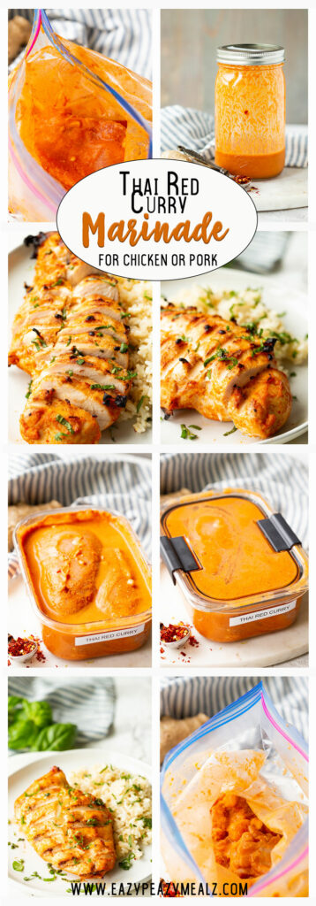 Thai Red Curry Marinade - Easy Peasy Meals