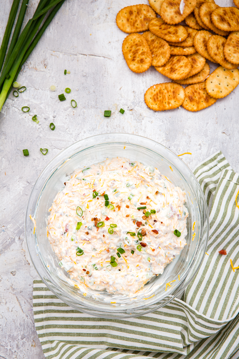 Bacon Cheddar Ranch Dip - Easy Peasy Meals