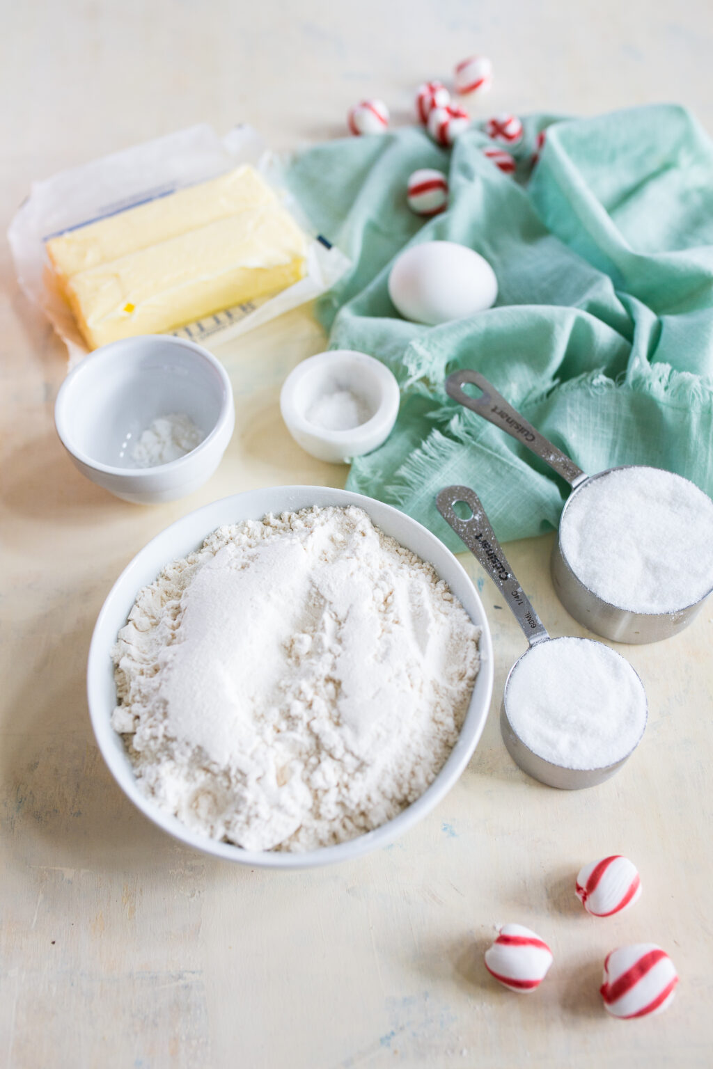 Peppermint Glazed Butter Cookies - Easy Peasy Meals