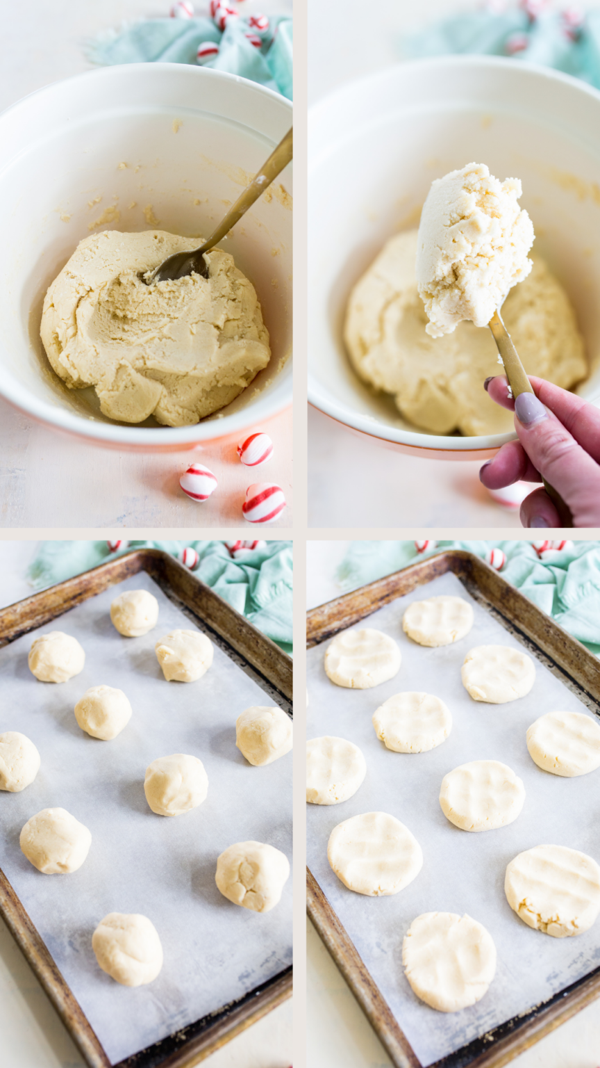 Peppermint Glazed Butter Cookies - Easy Peasy Meals