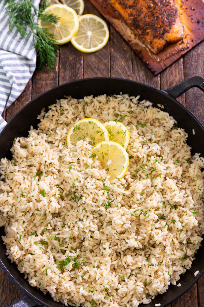Cedar Bay Grilling Company and Lemon Dill Rice - Easy Peasy Meals