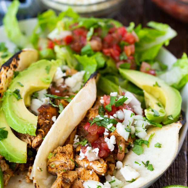 Easy Chicken Tacos - Easy Peasy Meals