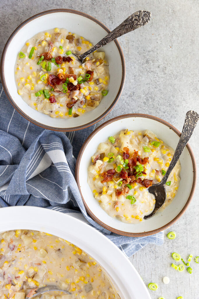 Slow Cooker Corn Chowder - Easy Peasy Meals