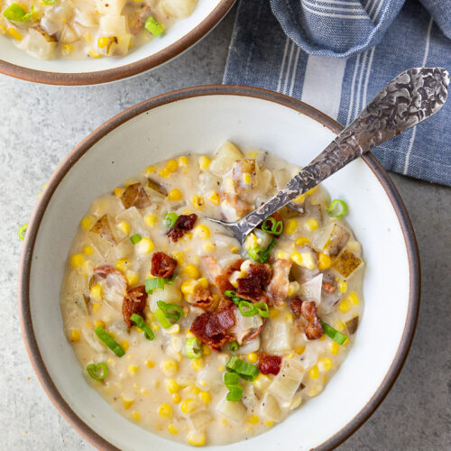 Slow Cooker Corn Chowder - Easy Peasy Meals