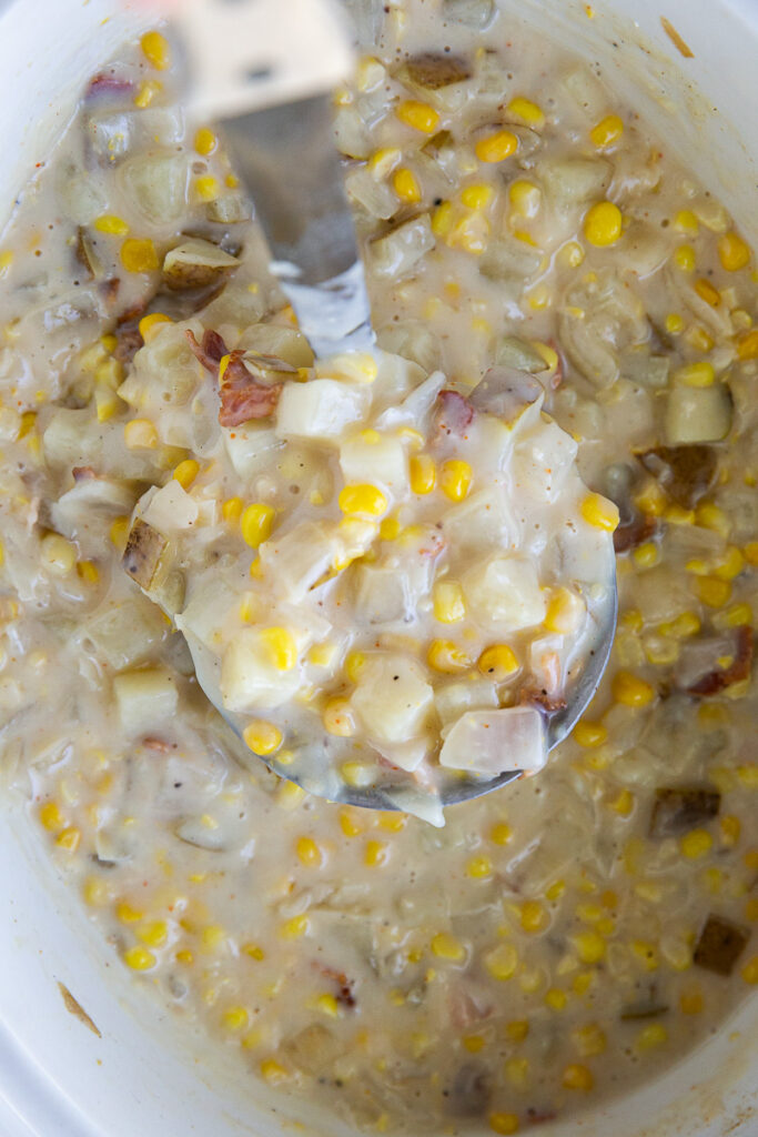 Slow Cooker Corn Chowder - Easy Peasy Meals
