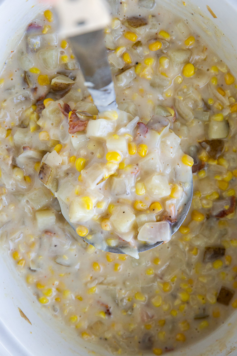 Slow Cooker Corn Chowder - Easy Peasy Meals