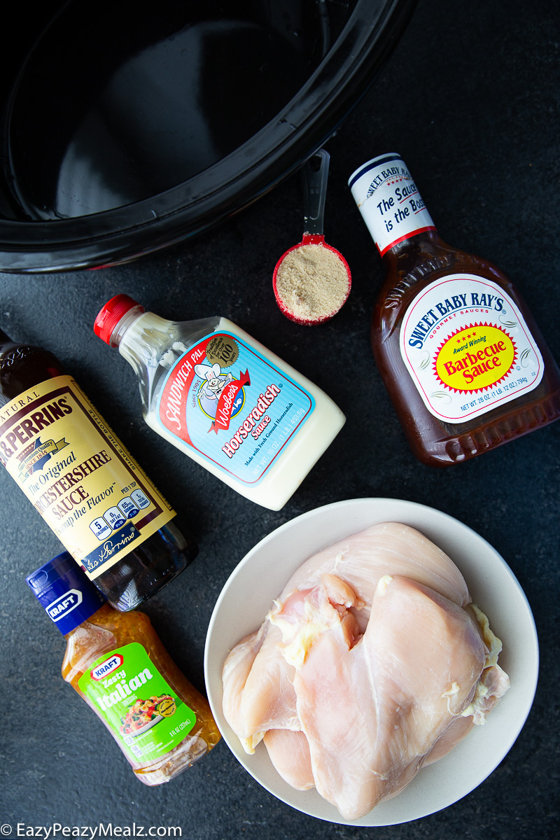 Slow Cooker BBQ Chicken - Easy Peasy Meals