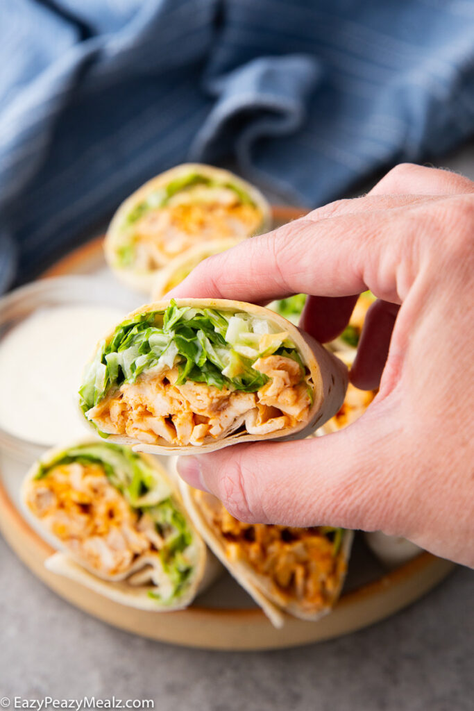 Buffalo Chicken Wrap - Easy Peasy Meals
